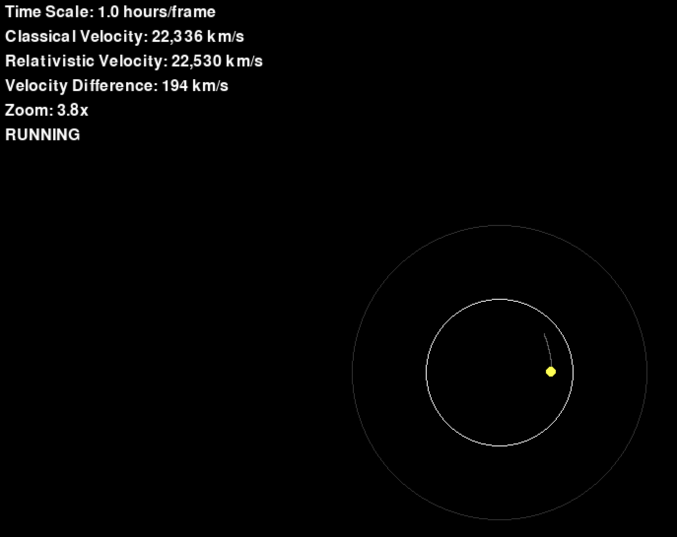 The S2 Star and Sagittarius A (orbital simulation) – Elliottelford.com